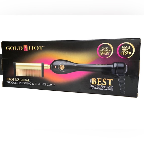 Gold N Hot | Hair | Gold N Hot Professional 24k Gold Pressing Styling ...